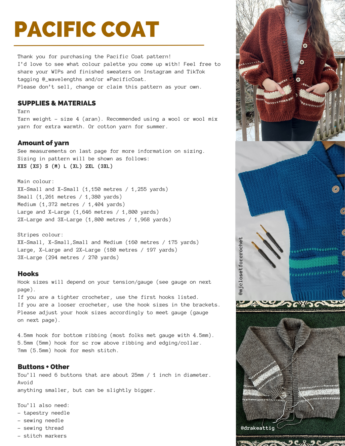 Pacific Coat Pattern – shopwavelengths